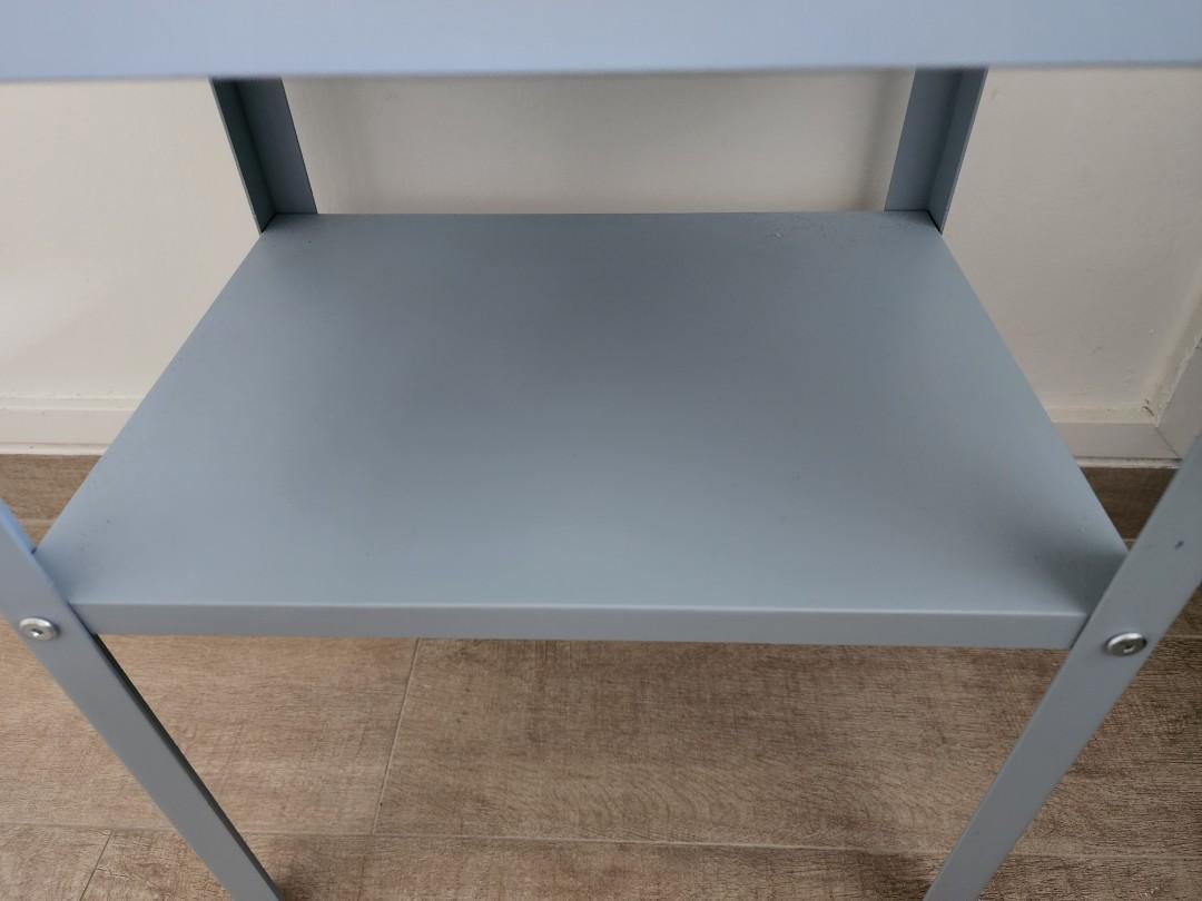 IKEA KNARREVIK Bedside table in blue, Furniture & Home Living ...