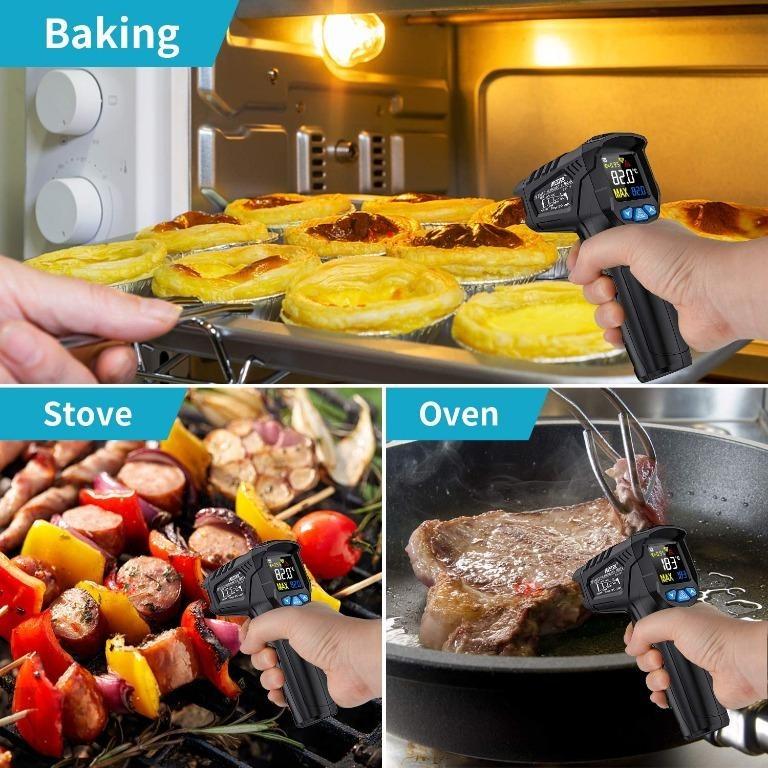 Infrared Thermometer Temperature Gun MESTEK Non-Contact Laser Digital ...