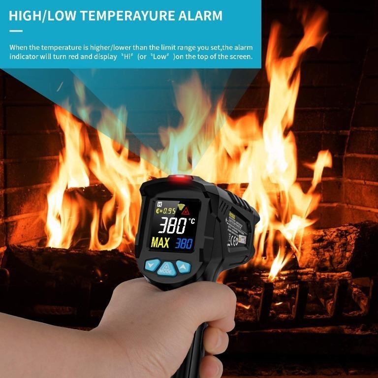 Infrared Thermometer Temperature Gun MESTEK Non-Contact Laser Digital ...