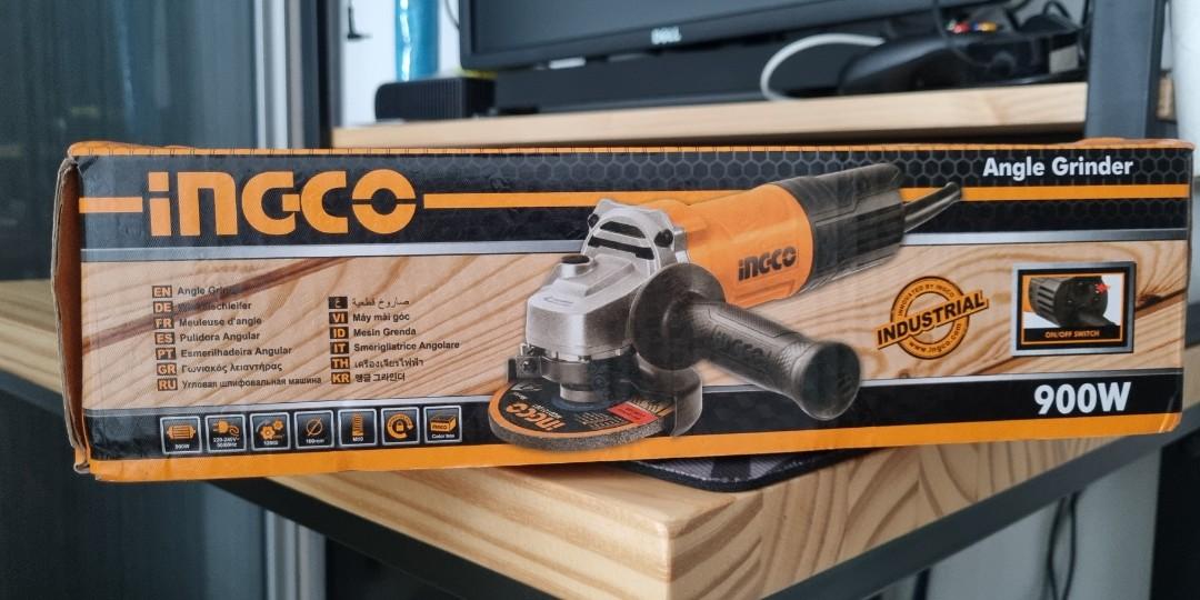 Ingco angle grinder wired 900W, Everything Else on Carousell
