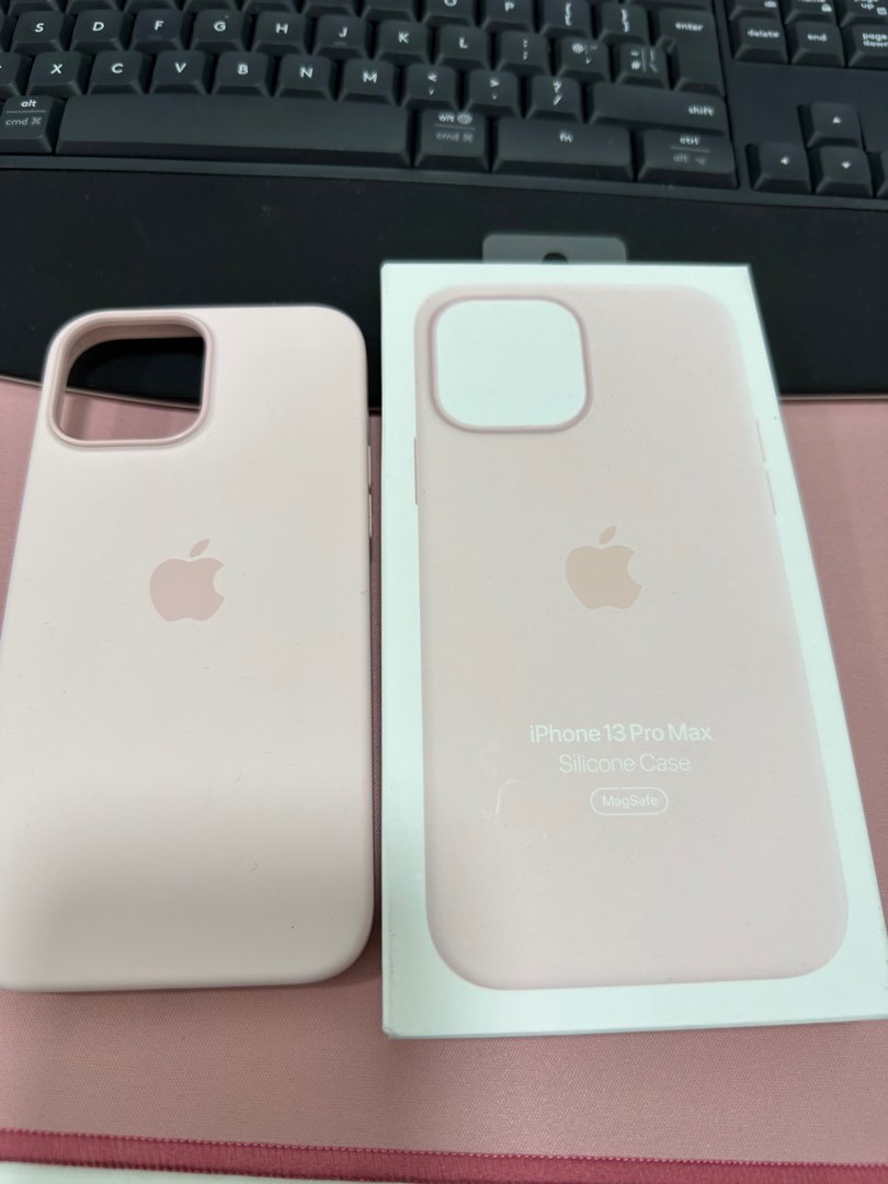 Iphone Pro Max Pink Silicone Case Mobile Phones Gadgets Mobile Gadget Accessories