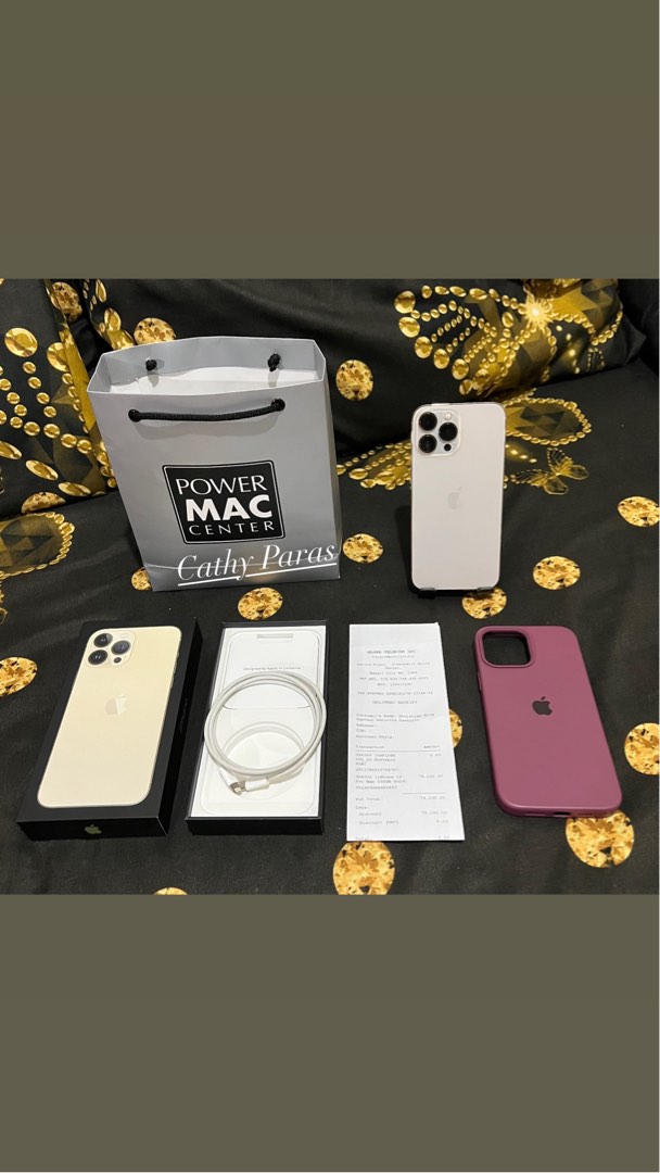 iPhone 13 ProMax (256GB/Gold/Globelocked) Open for swap to lower unit ...