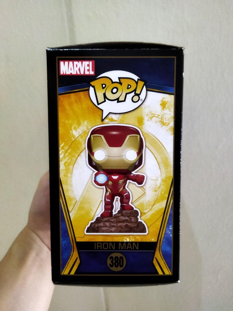 Iron Man Funko Pop #380 (Lights Up), Hobbies & Toys, Toys & Games on Carousell