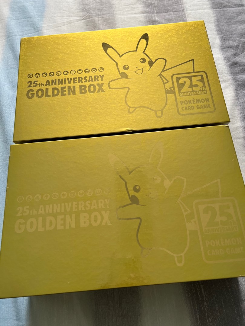 Japanese Pokemon 25th Anniversary Golden Box, Hobbies & Toys, Toys ...