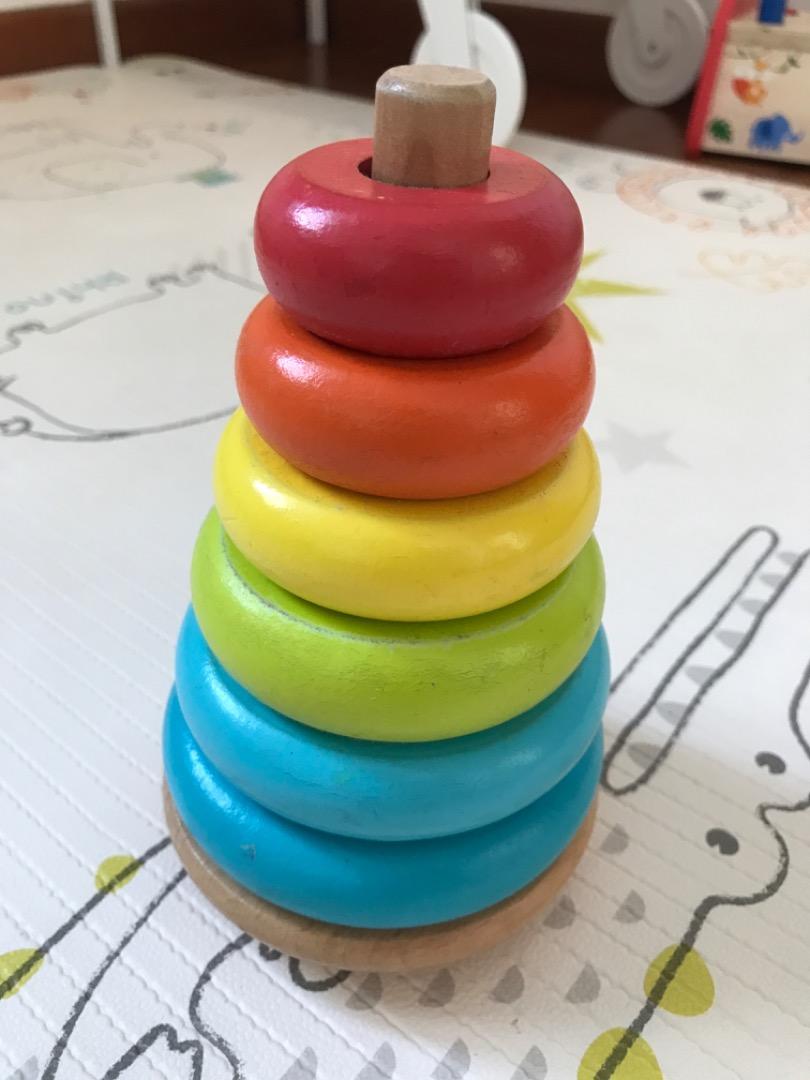 Jourco stacking rings / stacking tower, Babies & Kids, Infant Playtime ...