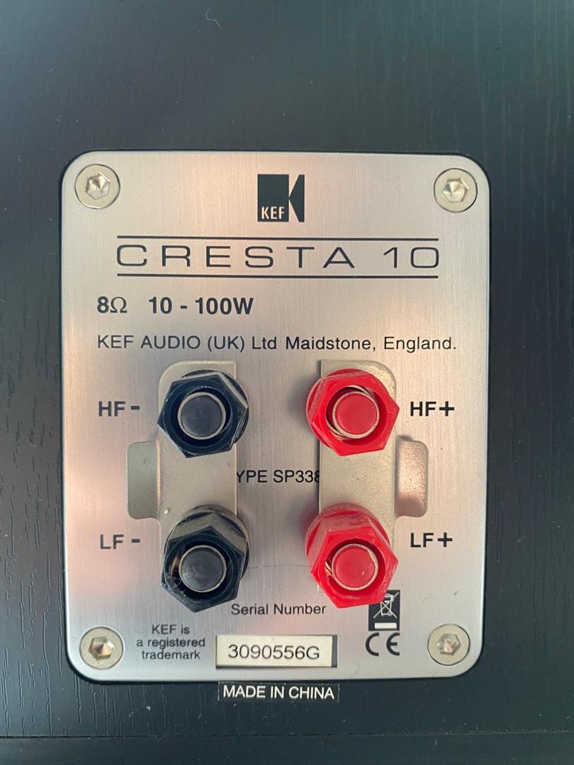 KEF cresta 10 speaker 書架喇叭 （9成新）, 音響器材, Soundbar、揚聲器、藍牙喇叭、耳擴 - Carousell