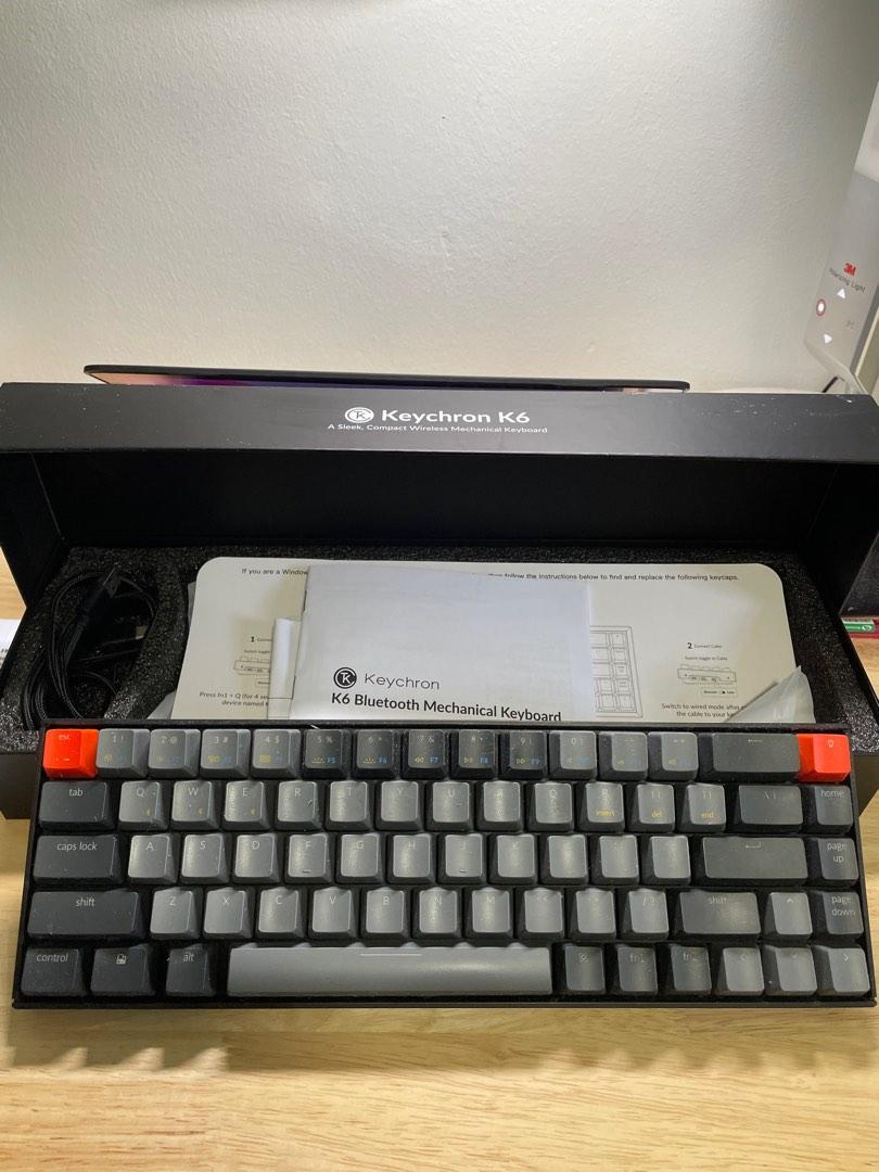 Keychron K6 Wireless Mechanical Keyboard, Computers & Tech, Parts ...