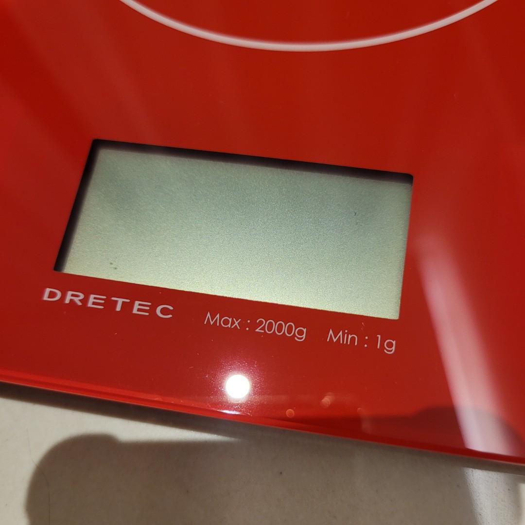 Kitchen Scale Red Dretec Japan, Furniture & Home Living, Kitchenware ...
