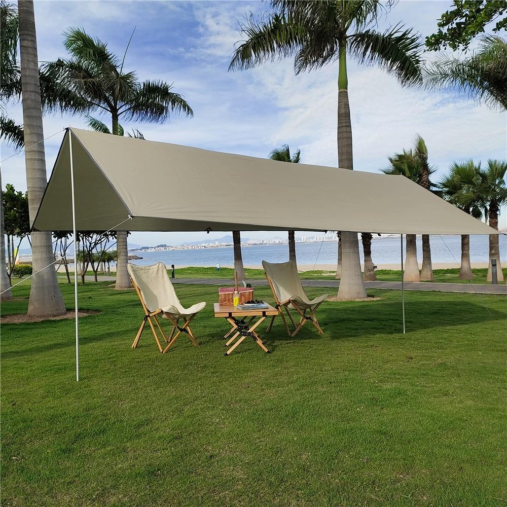 Large FLY SHEET Tent Tarp 4-6 Person Outdoor camping Sun Shelter with ...