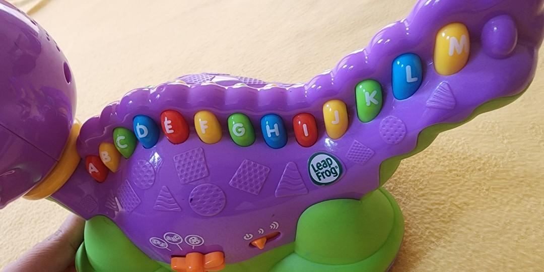 LEAPFROG Lettersaurus, Babies & Kids, Infant Playtime on Carousell