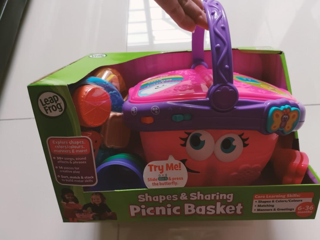 LeapFrog Shapes and Sharing Picnic Basket Colors Matching in, Babies ...