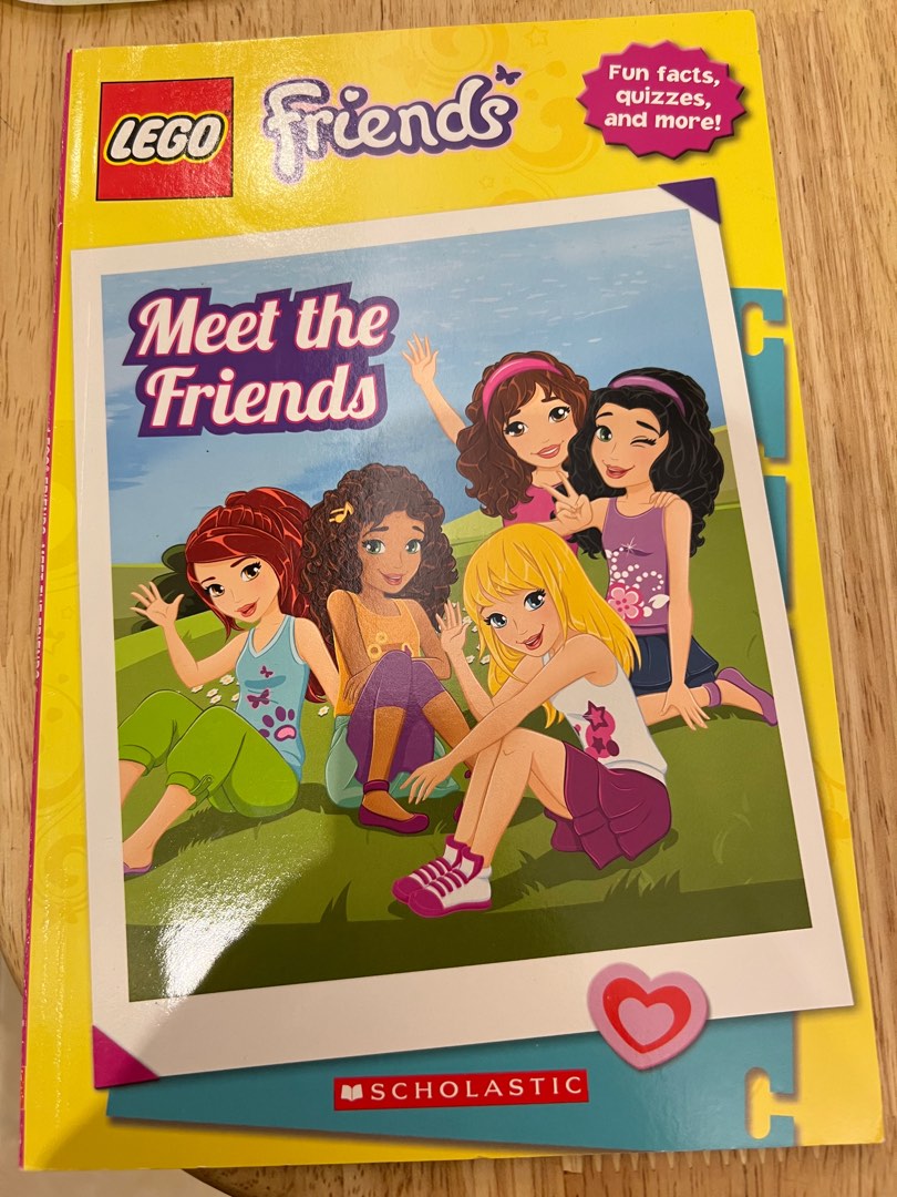 Lego friends - meet the friends, 興趣及遊戲, 書本 & 文具, 小說及非小說 - Carousell