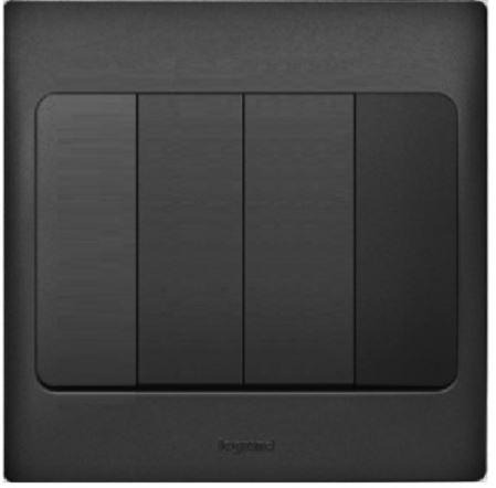 Legrand Mallia Switch Socket White/Silver/Matt Black TML - BWZ0426, TV ...