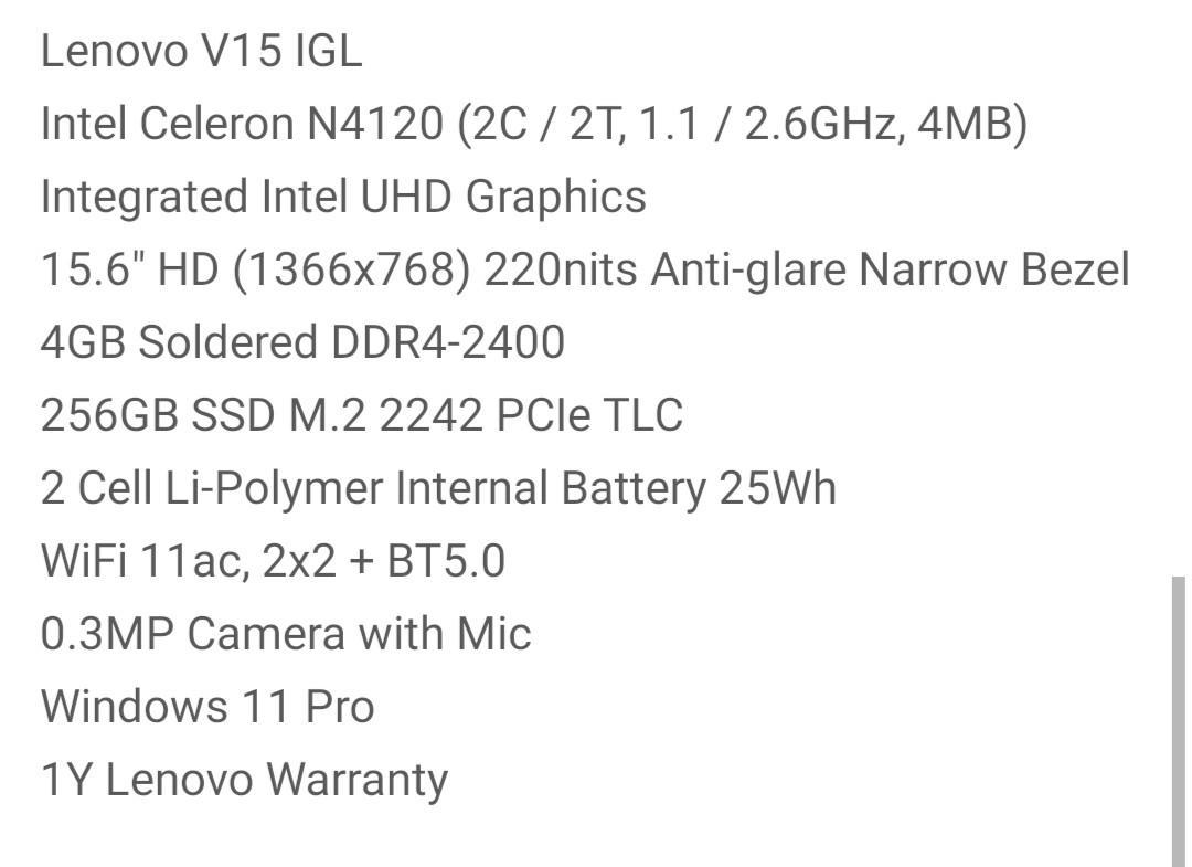 Lenovo IdeaPad 15 6 Inch Computers Tech Laptops Notebooks On Carousell