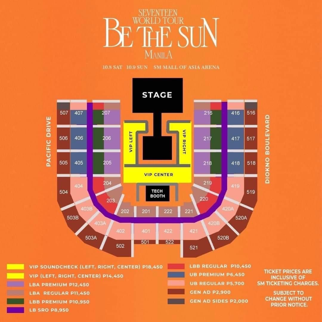 Lf wtb SVT seventeen BETS manila be the sun manila concert tickets ...