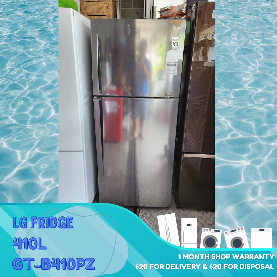 LG Fridge 410L GT-B410PZ, TV & Home Appliances, Kitchen Appliances ...
