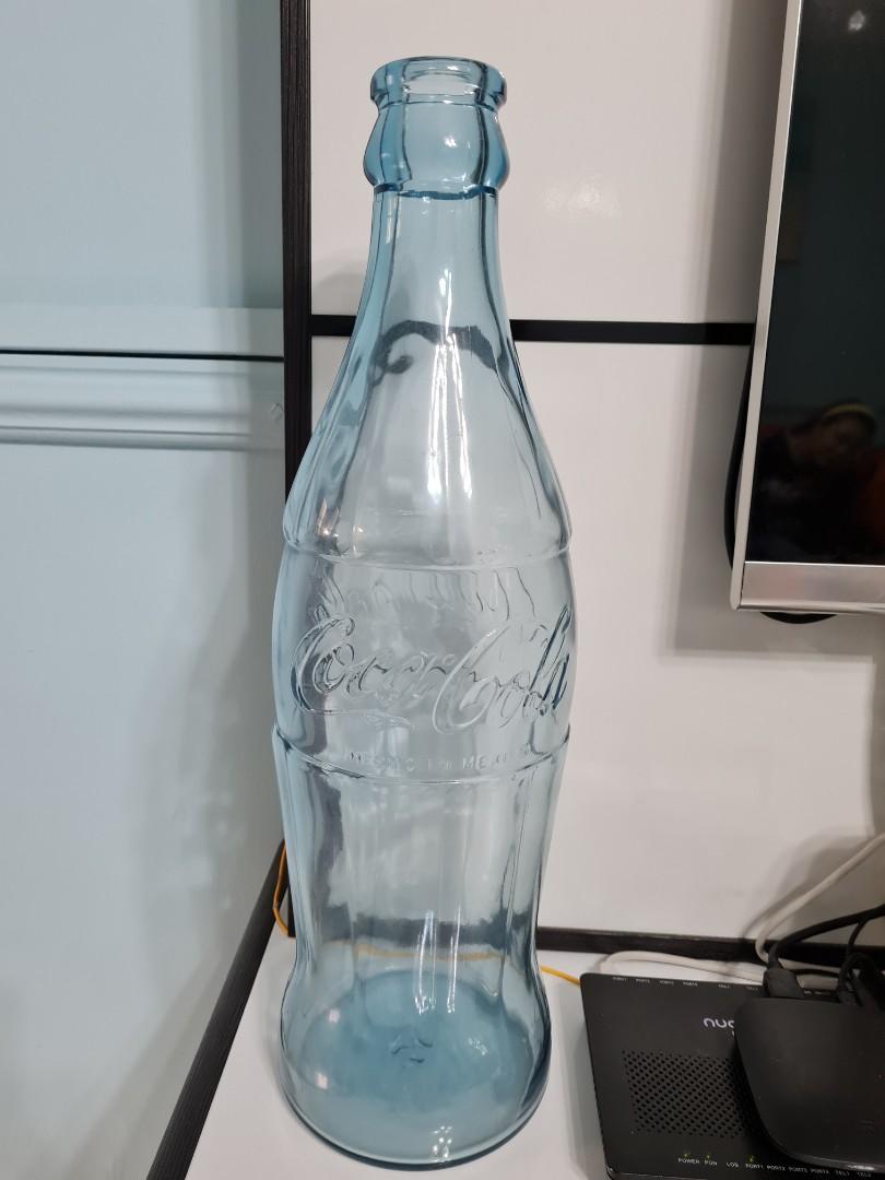 Limted Edition Glass Blue Coke Bottle (51 cm height), Hobbies & Toys ...
