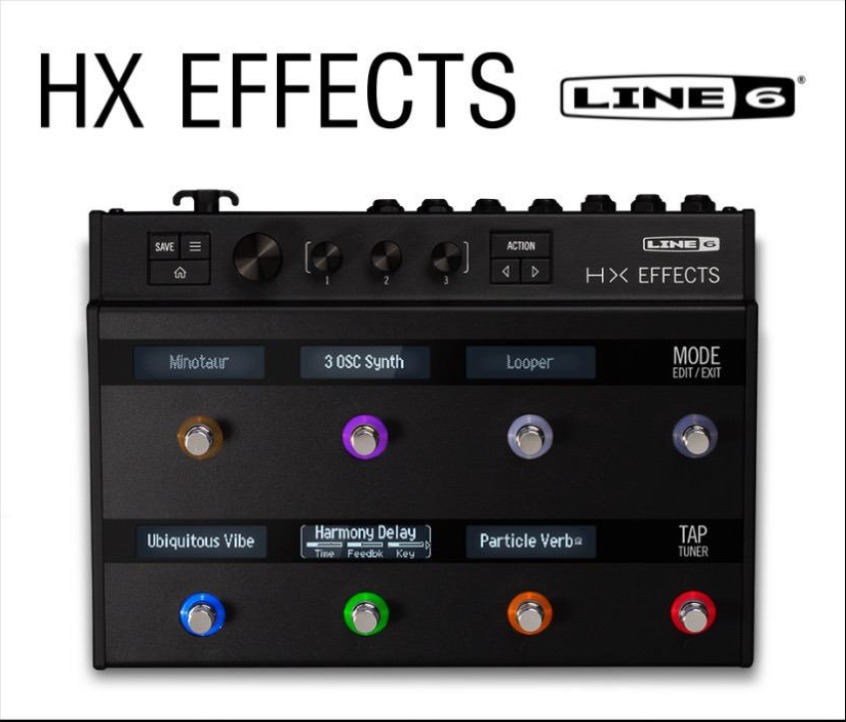 Line 6 HX Effects Guitar Multi-Effects Floor Processor, Hobbies & Toys ...