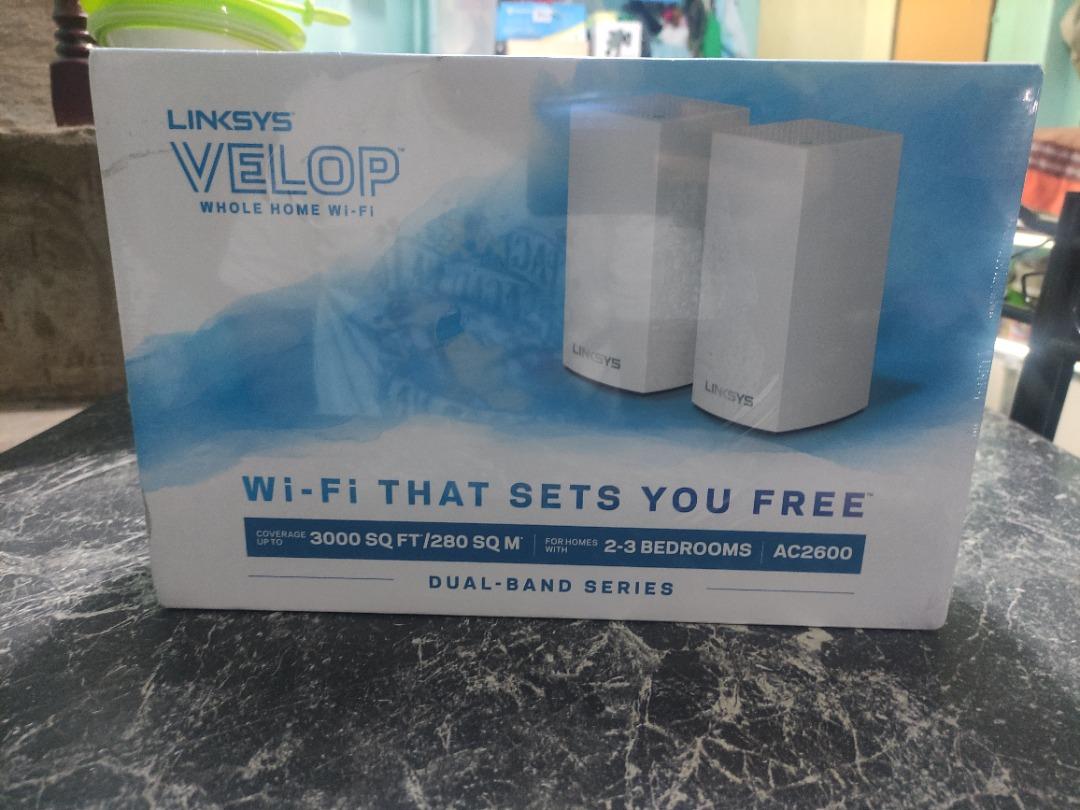LinkSys Velop Dual-Band Intelligent Mesh WiFi 5 System 2-Pack on Carousell