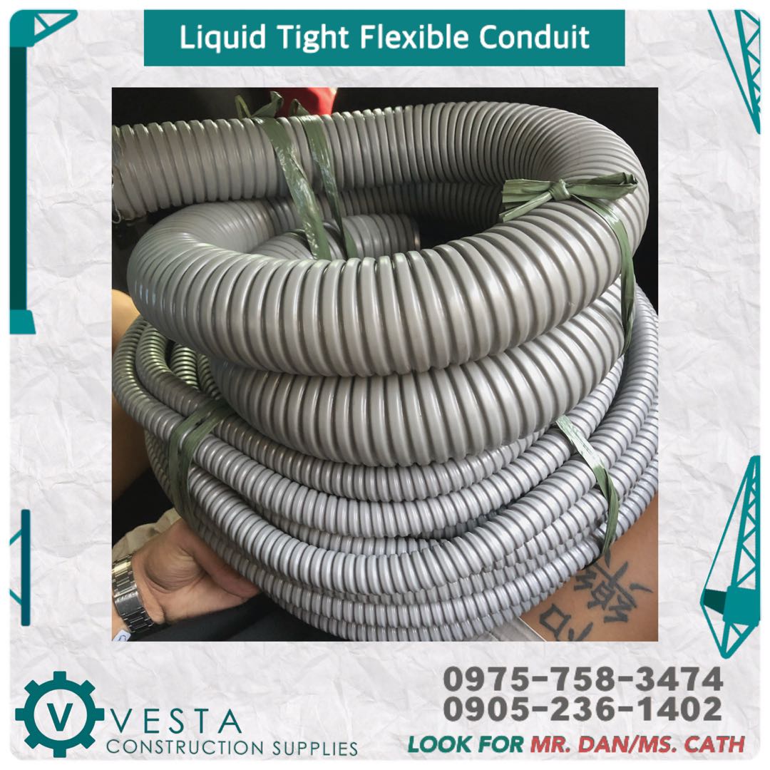 Liquid Tight Flexible Conduit, Commercial & Industrial, Construction ...
