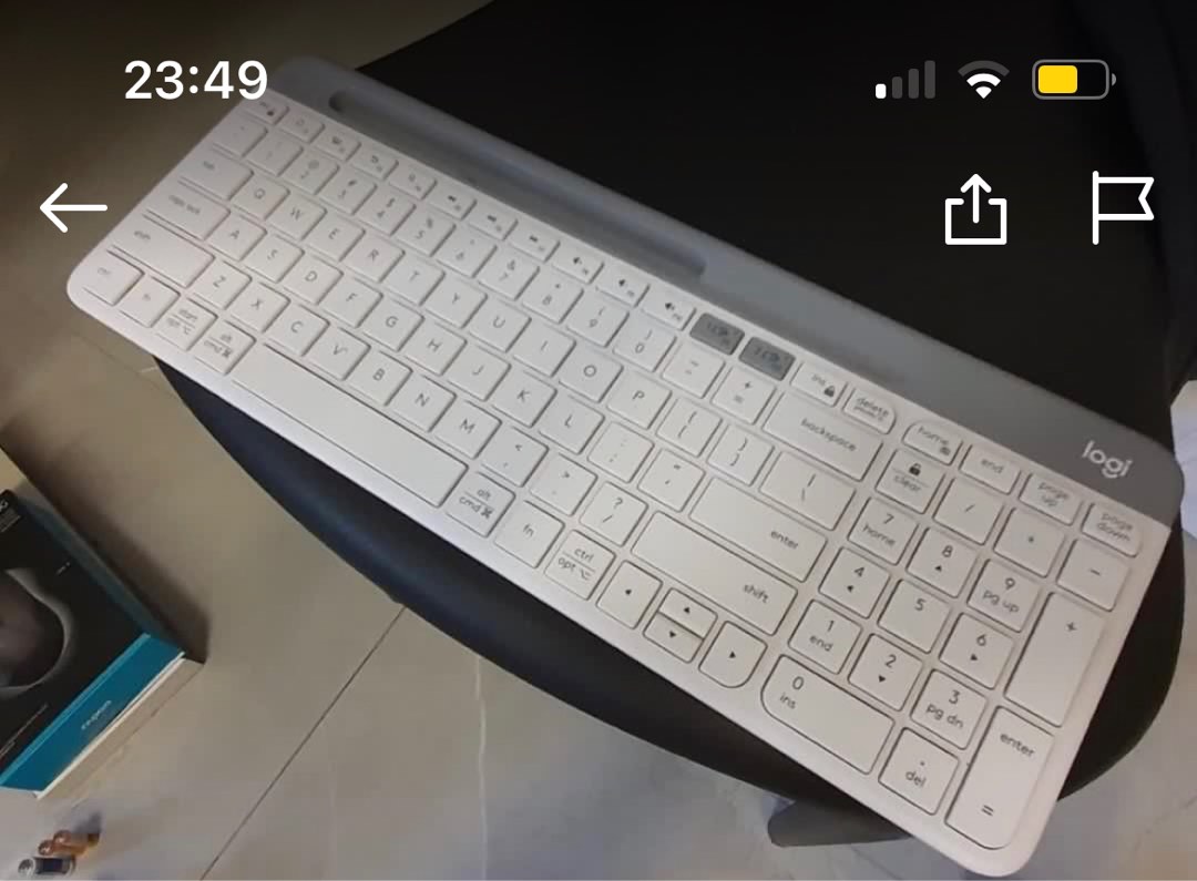 Logitech keyboard k580, Computers & Tech, Parts & Accessories, Computer Keyboard on Carousell