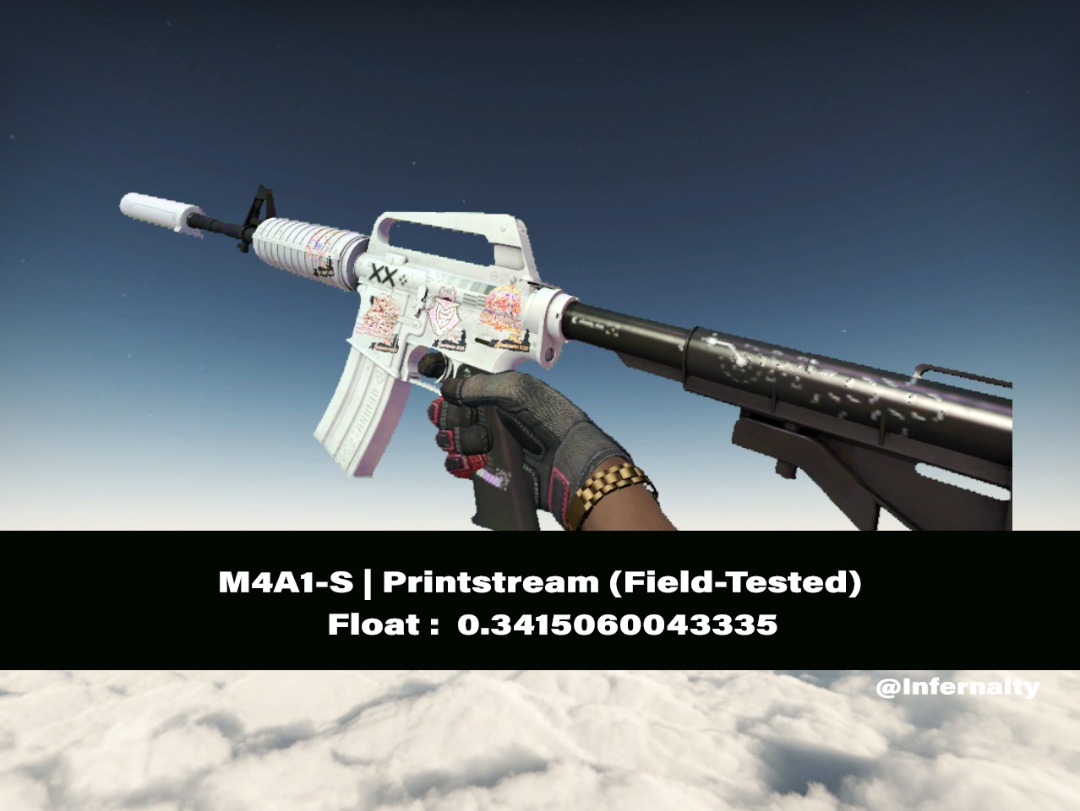 M4A1-S Printstream FT CSGO SKINS KNIVES, Video Gaming, Gaming ...