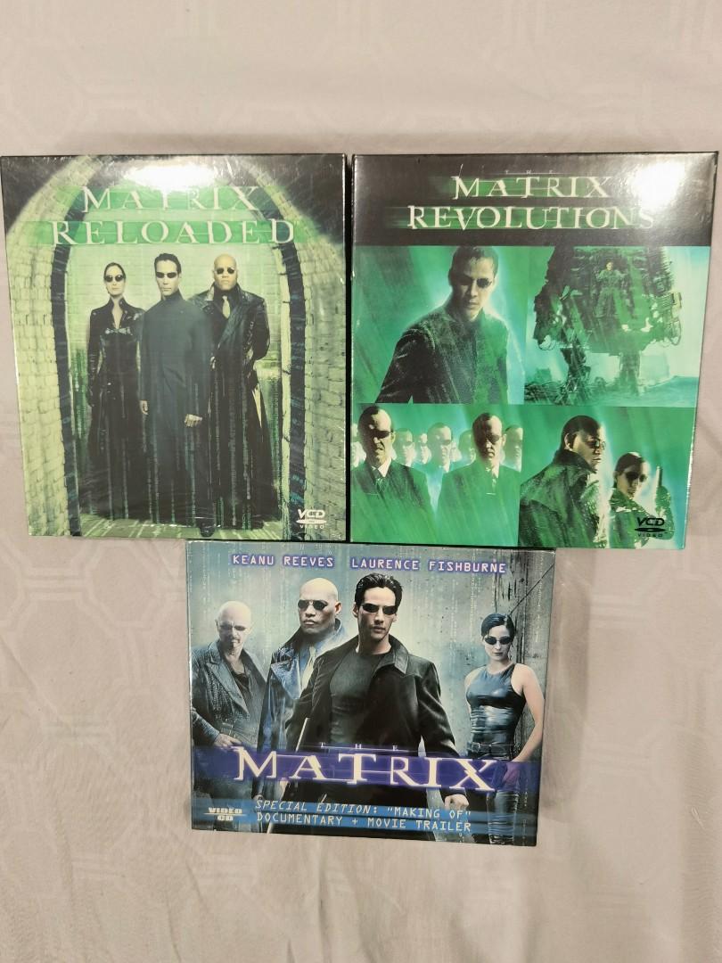 Matrix Complete Set VCD (The Matrix, Matrix Reloaded & Matrix ...