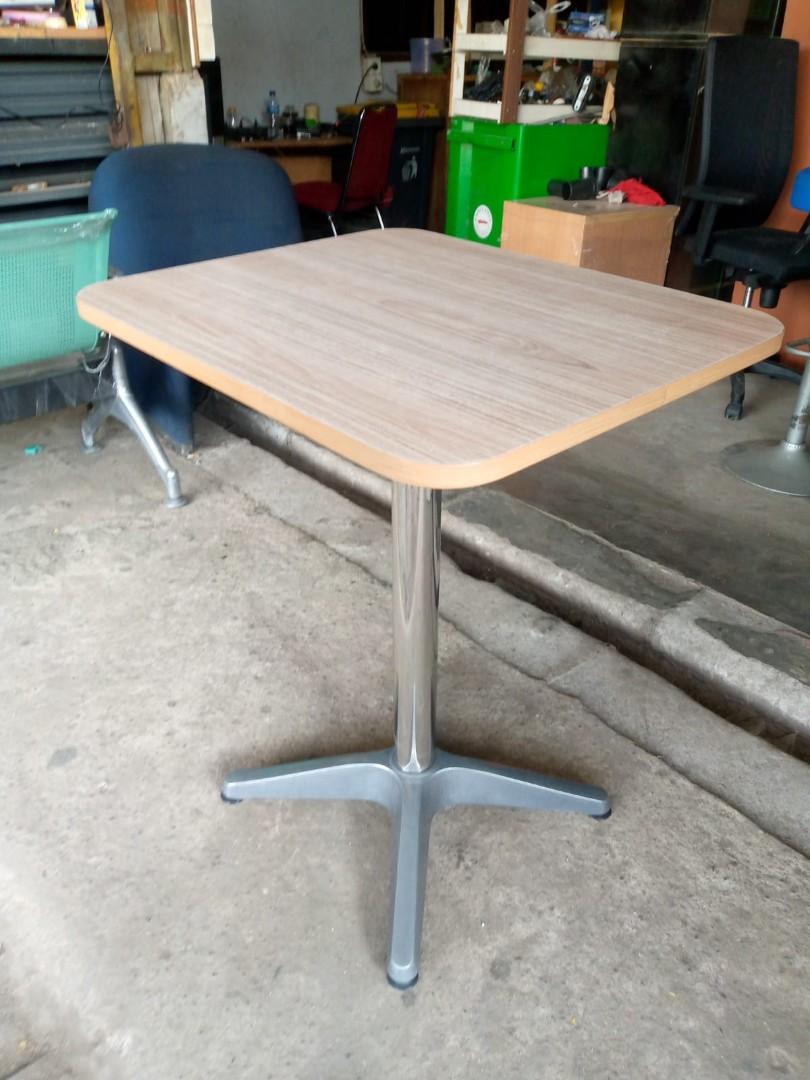Meja caffe / meja resto mini / meja kotak mini 60 x 50 x 75, Perabotan ...
