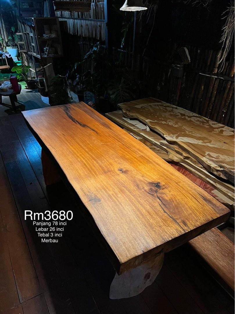 Merbau Table, Furniture & Home Living, Furniture, Tables & Sets on ...