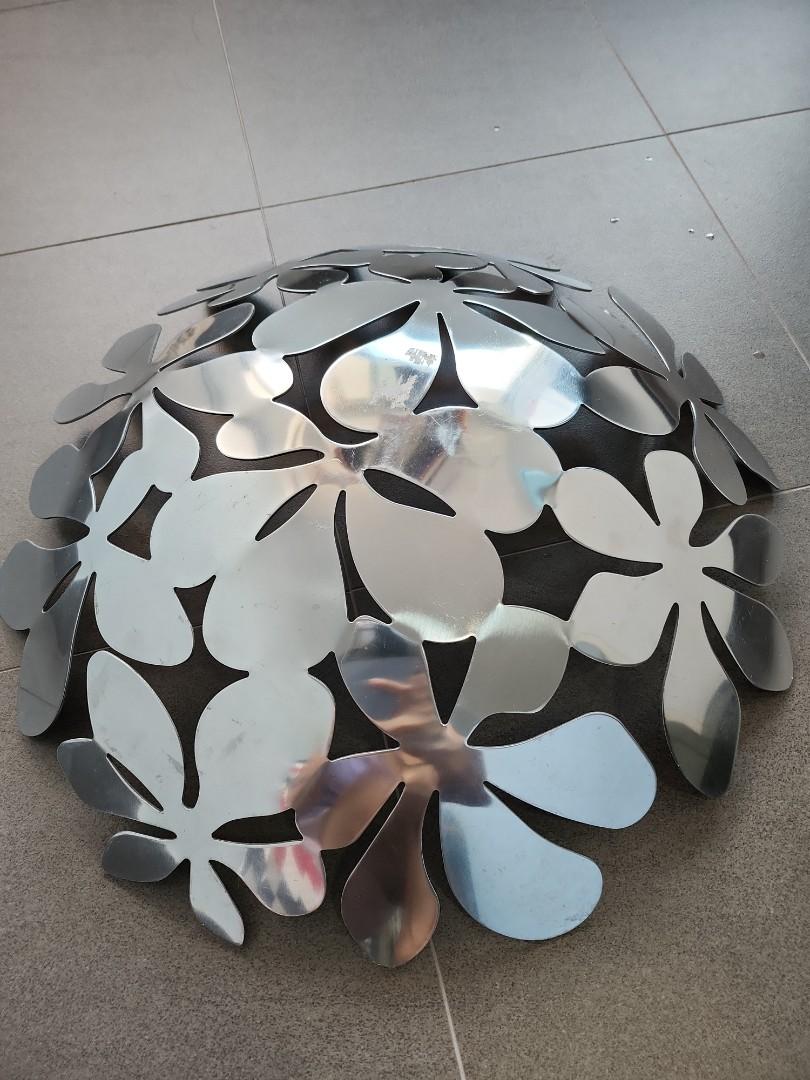 Metal display bowl (Ikea), Furniture & Home Living, Home Improvement ...