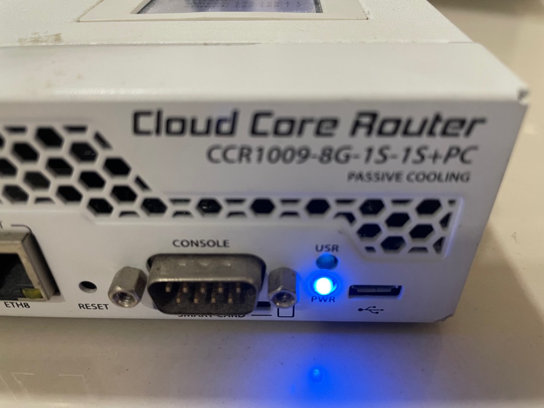 Mikrotik Cloud Core Router CCR1009-8G-1S-1S+PC, Computers & Tech, Parts & Accessories ...