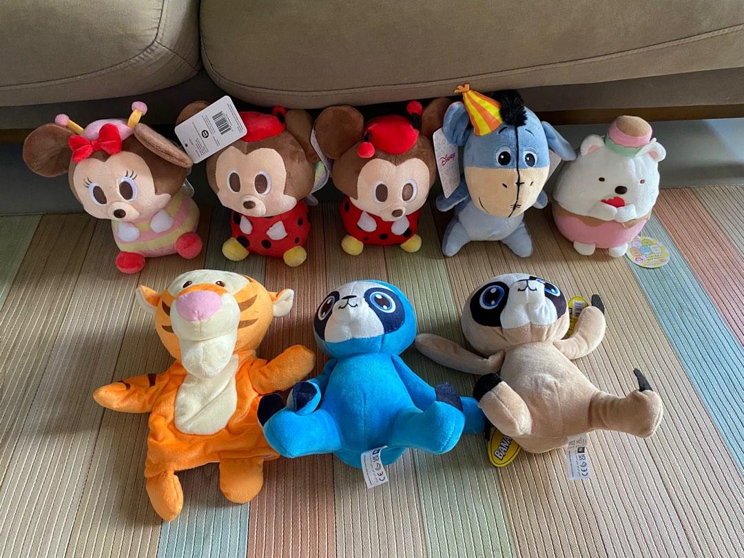 Minnie Mickey Eeyore Tigger Sumikko Sloth Plushies (BNWT), Hobbies ...