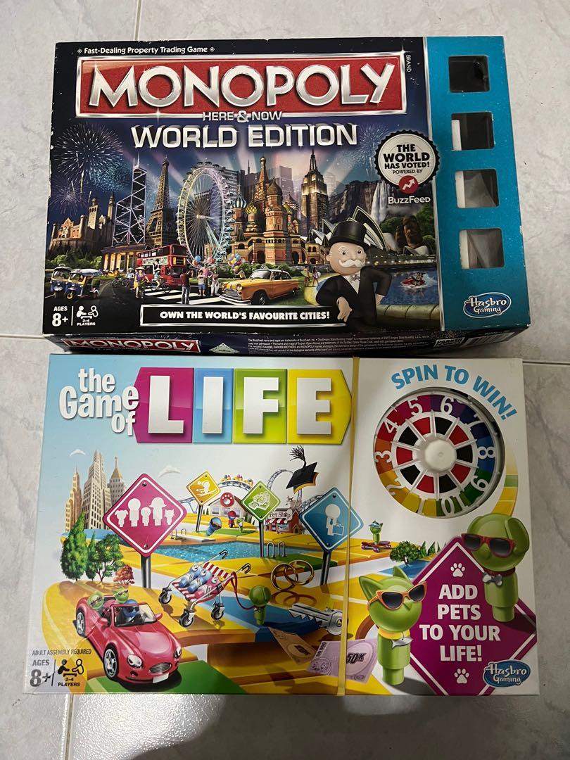 Monopoly & Game of Life Board games, Hobbies & Toys, Toys & Games on ...