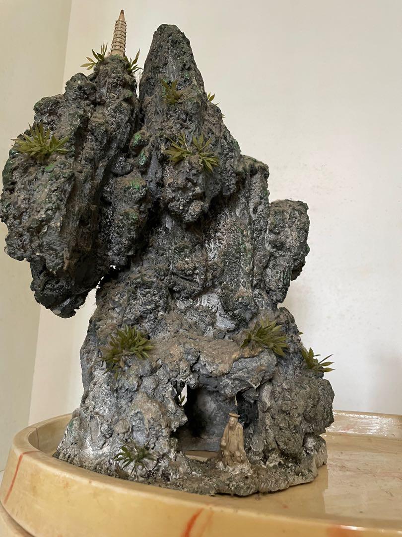 Mountain display with marble base, Furniture & Home Living, Home Decor ...