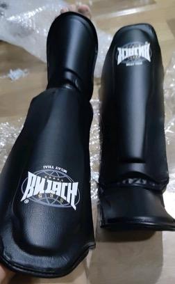 Muay Thai Shin Guard Made In Thailand Red Black Size S M L XL Original ...