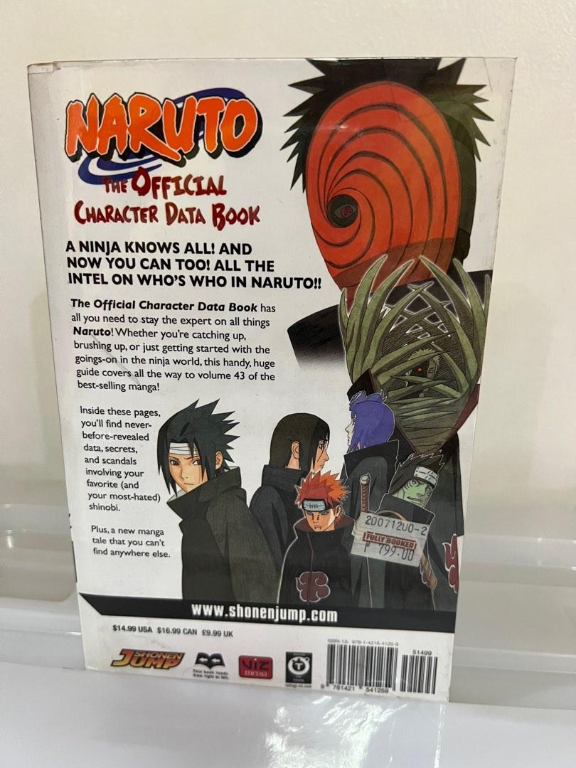 Naruto Character Data Book, Hobbies & Toys, Books & Magazines, Comics ...