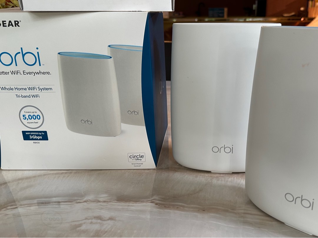 Netgear Orbi RBK50 Home wifi mesh, Computers & Tech, Parts ...