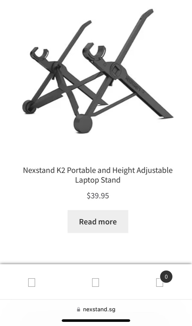 NEXSTAND K2 height adjustable laptop stand, Computers & Tech, Parts ...