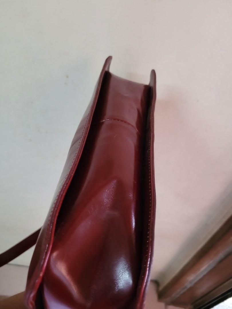 NINA RICCI red leather purse, Women's Fashion, Bags & Wallets, Purses ...