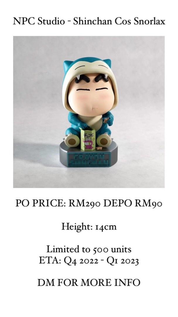 NPC Studio - Shinchan Cos Snorlax, Hobbies & Toys, Toys & Games on Carousell