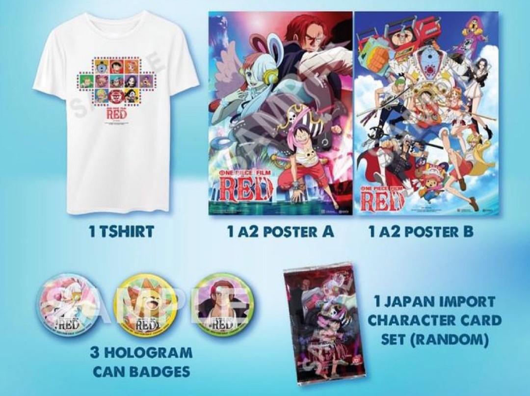 One Piece Film Red Movie Merchandise (Not TCG Card Game/Don/AA/Booster ...