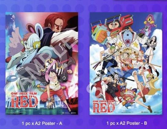 One Piece Film RED poster, Hobbies & Toys, Memorabilia & Collectibles ...