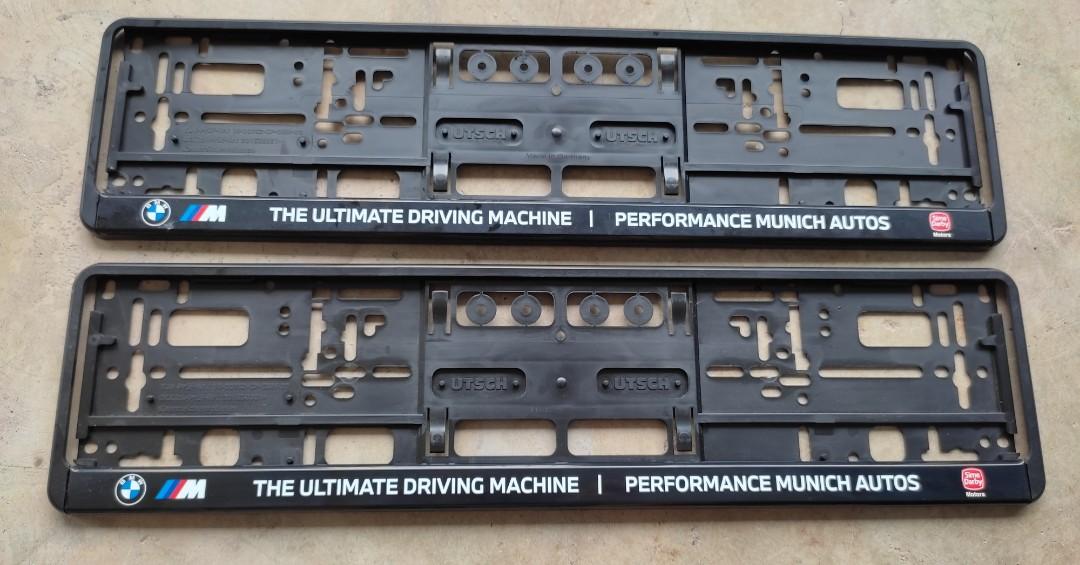 Orginal BMW M Series (Performance Munich Autos) Car Plate Holder - Made ...