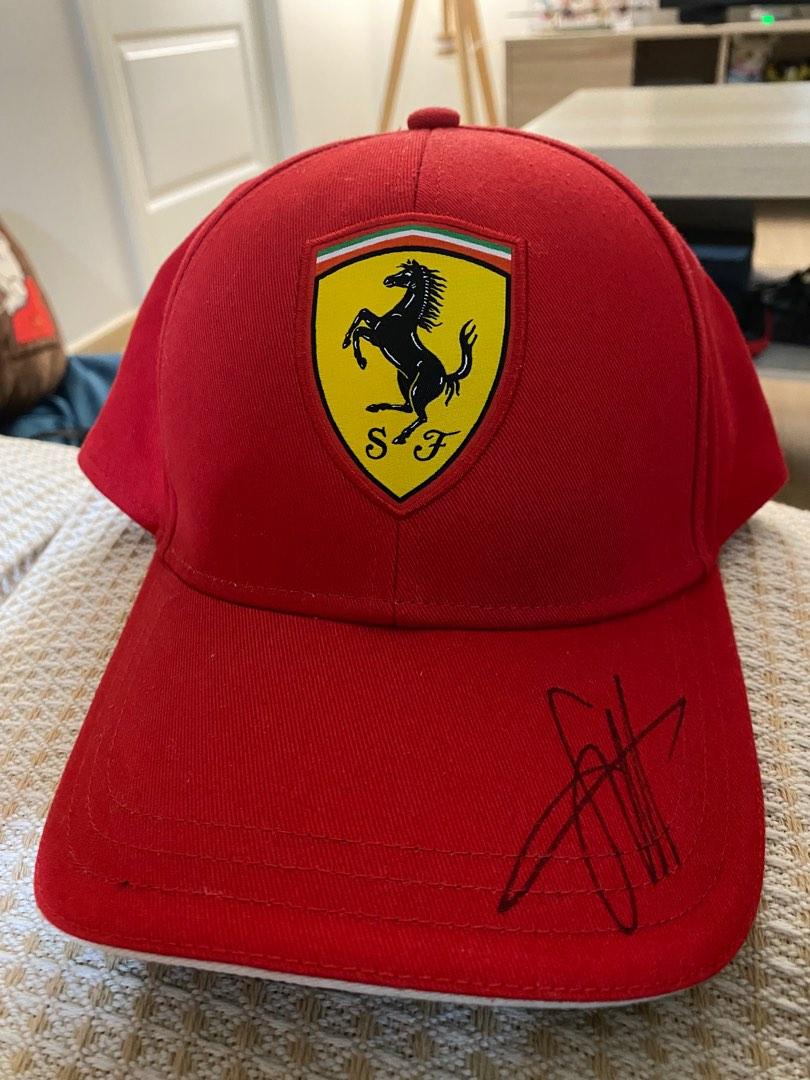 Original Ferrari hat with Sebastian Vettel’s signature!, Men's Fashion ...