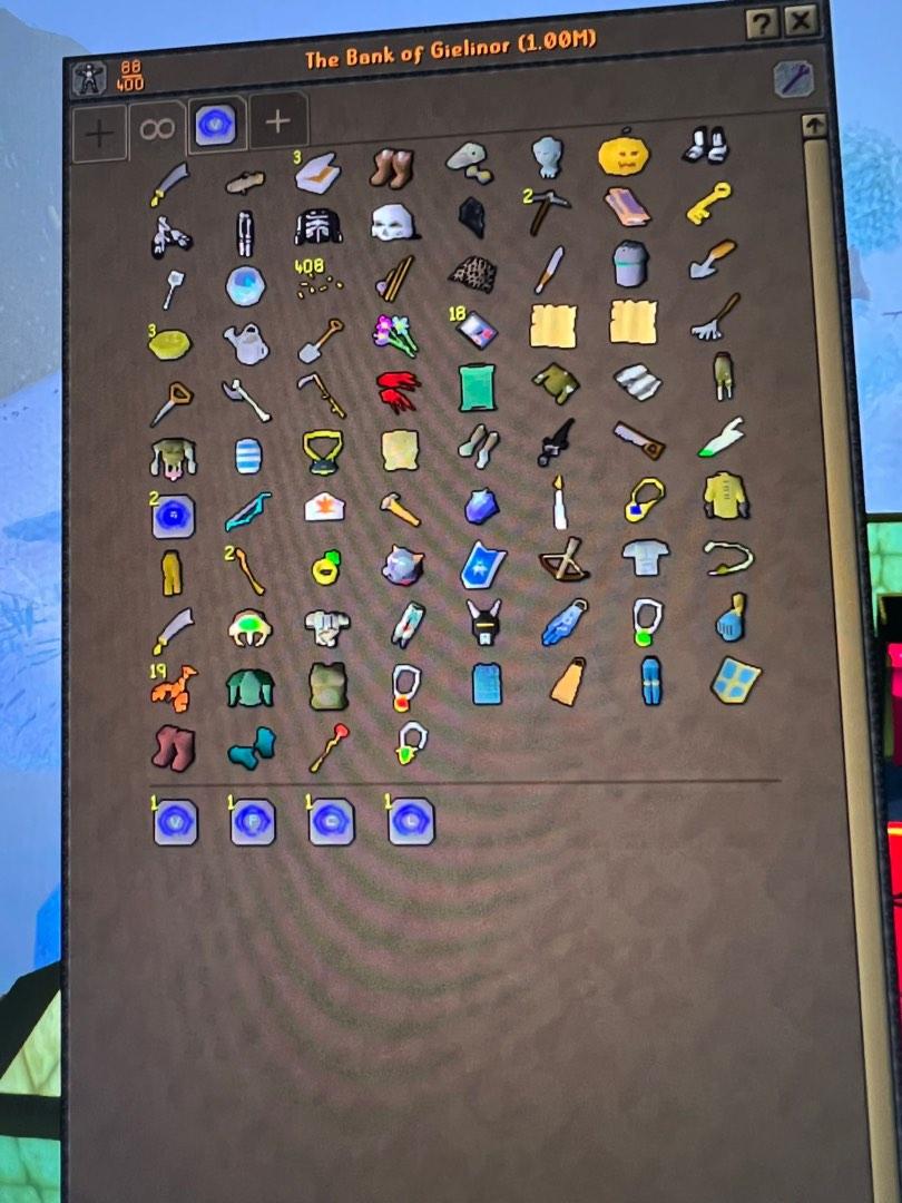 Osrs runescape 91 pure defence tank account, Video Gaming, Gaming ...