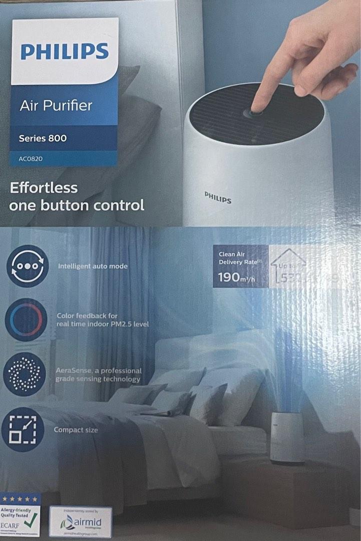 Philips Compact Air Purifier Series 800, TV & Home Appliances, Air ...
