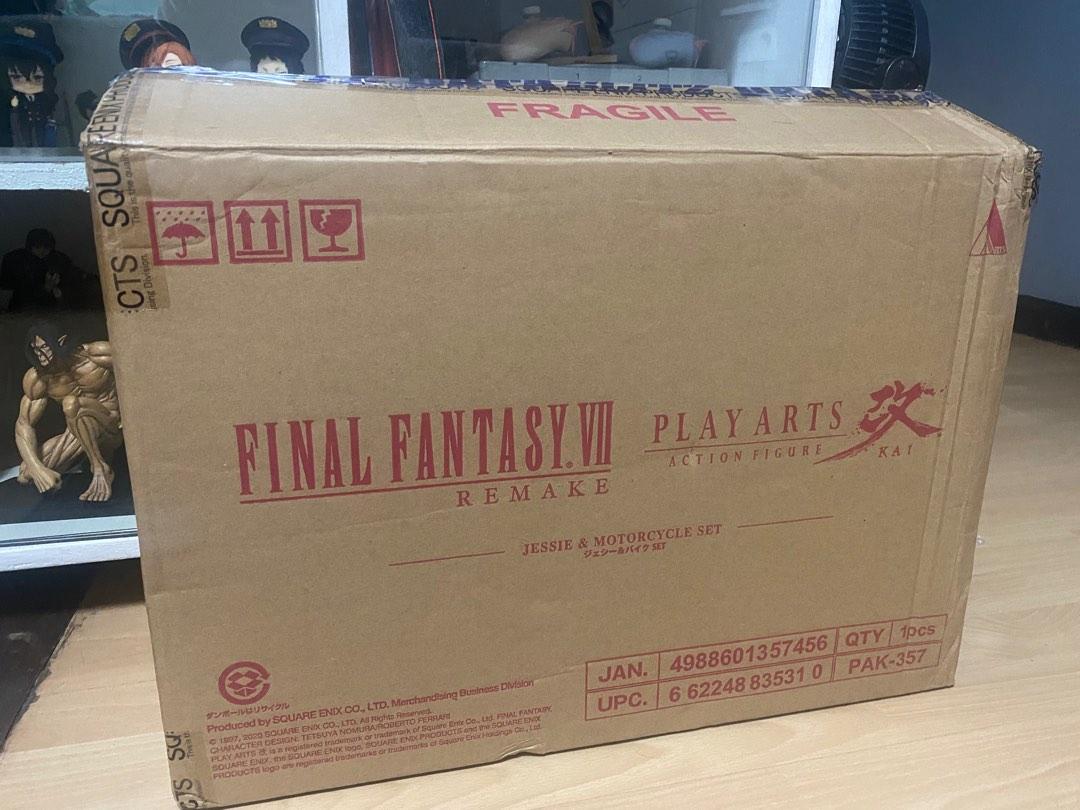 Play Arts Kai FFVII Jessie Raspberry with Bike Set, Hobbies & Toys ...