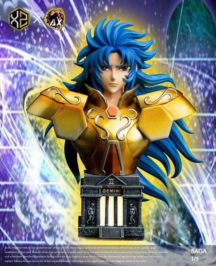 [PO] XS Studios X AX Studios - Gold Saint Series Gemini Saga Figure ...