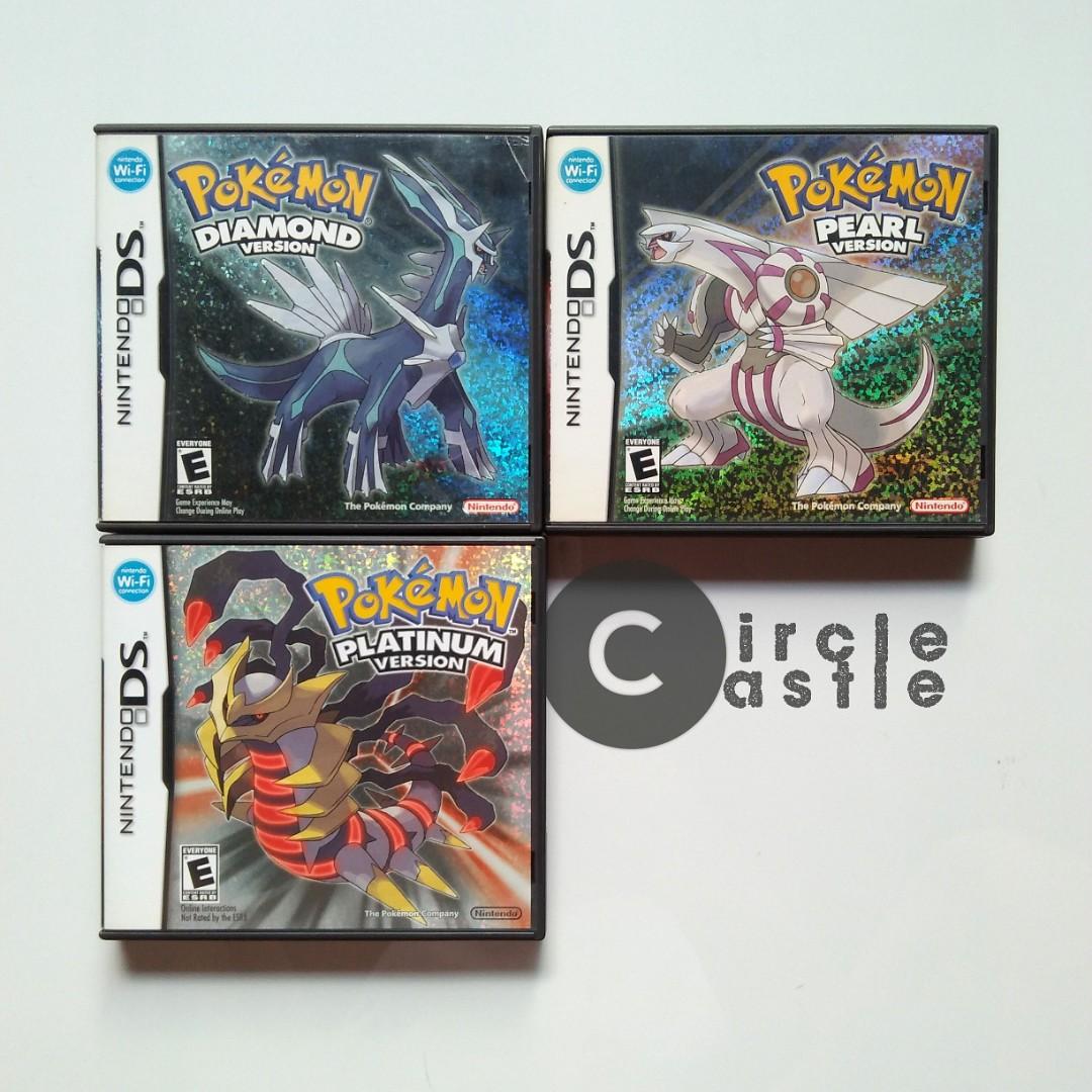 Pokemon Diamond Pearl and Platinum for Nintendo DS, Video Gaming, Video ...