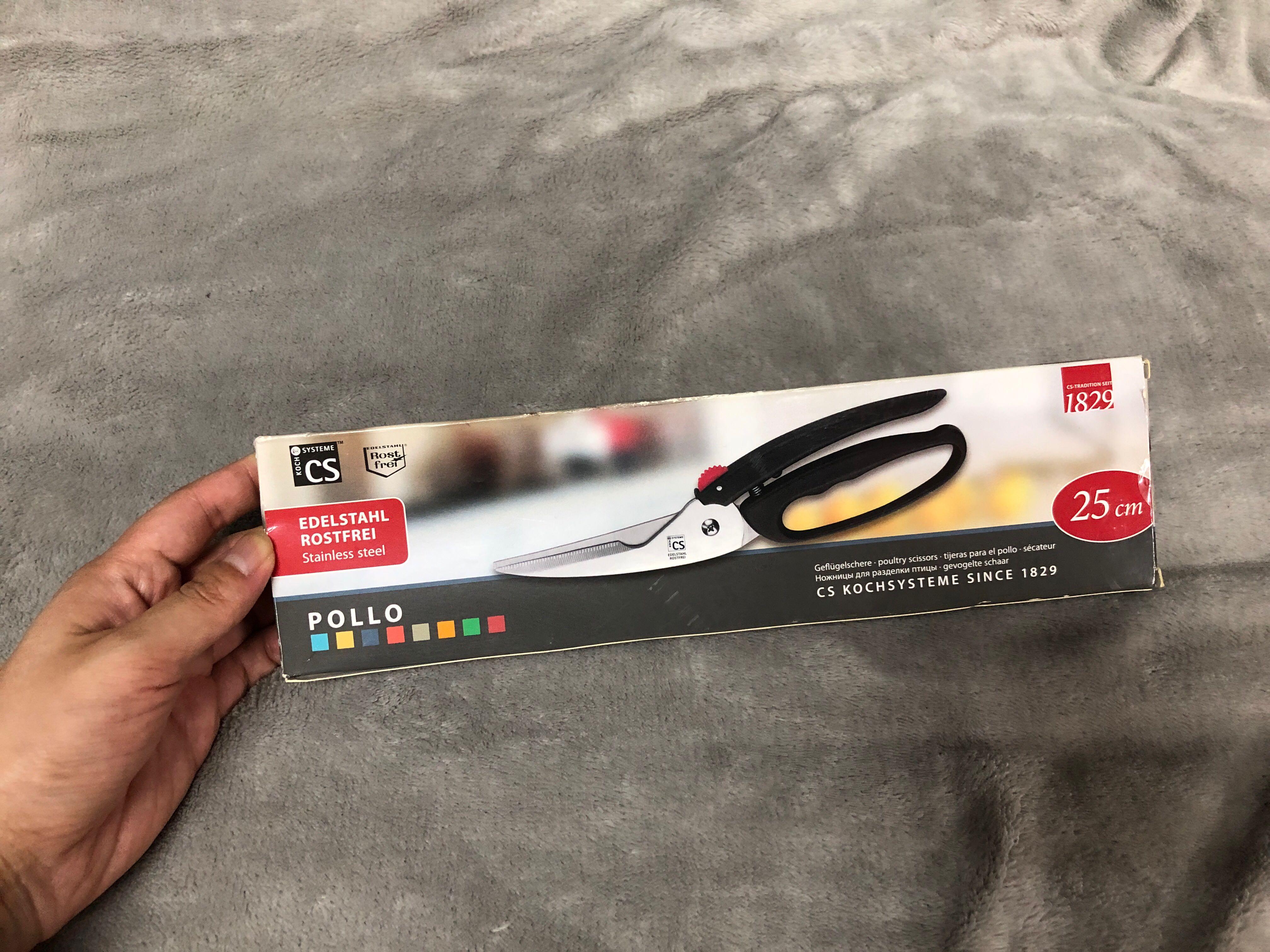 Pollo 不鏽鋼骨雞骨剪剪肉剪刀 scissors, 傢俬＆家居, 廚具和餐具, 其他廚具和餐具 - Carousell